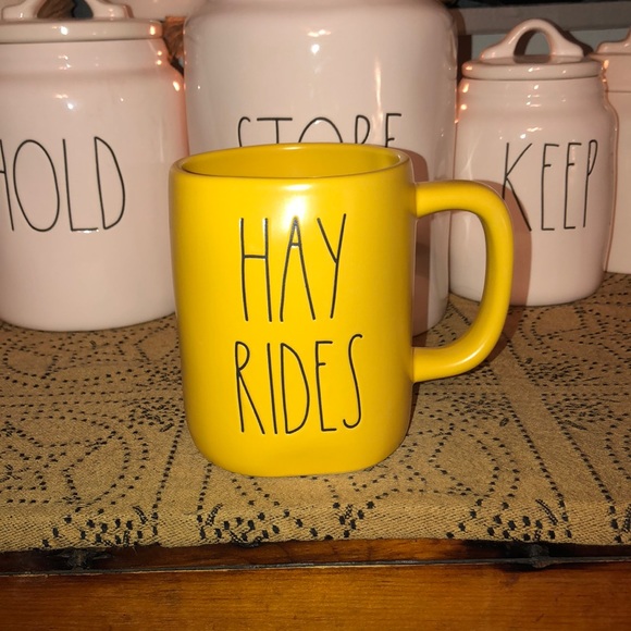Rae Dunn | Kitchen | Rae Dunn Hay Rides Mug Yellow | Poshmark